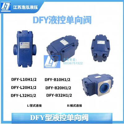液控单向阀DFY-L10H2 A1Y-HaB A1Y-Hb10B DFY-L10H1 DFY-L20H2