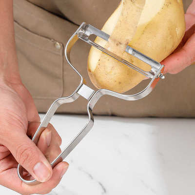 削皮器削皮刀不锈钢刮皮刀水果土豆去皮刀厨房刨子蔬菜瓜果多用刨