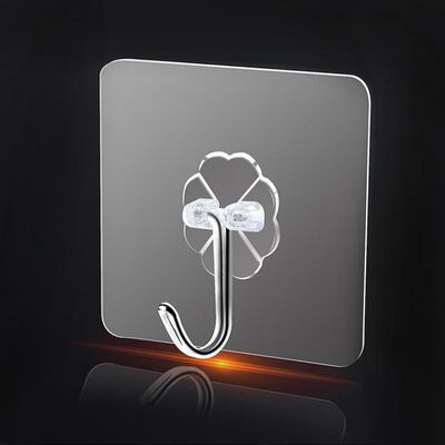 Transparent Traceless Hooks, Kitchen and Bathroom Transparen