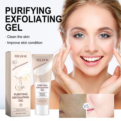 EELHOE Exfoliating Gel Scrub - Deep Cleansing Facial Gel for