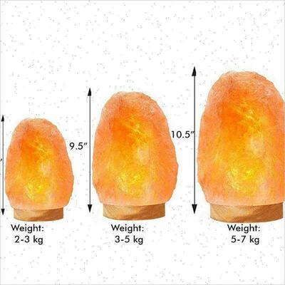 Natural Himalayan Salt Lamp Crystal Salt Rock Gift Pack