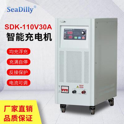 可调智能充电机SDK-110V30全自动快速充电器504060
