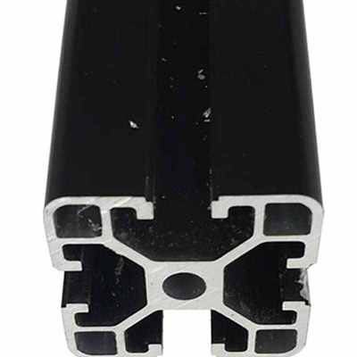 工孚铝合金型材工业铝型材厚壁铝管4040欧标2.0黑色单位米