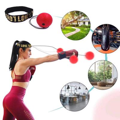 Boxing Speed Ball Head-mounted PU Punch Ball MMA Sanda Train