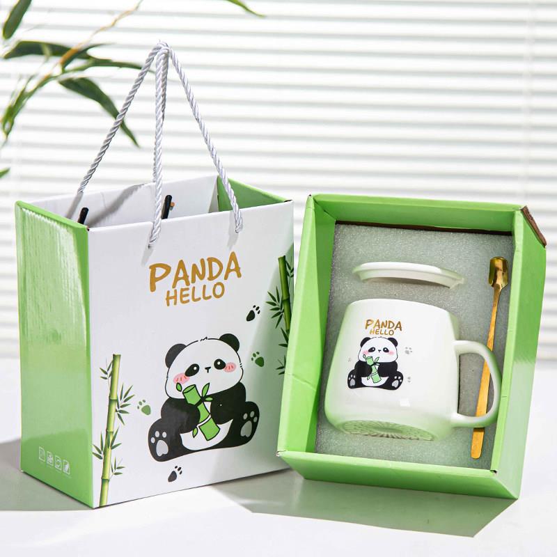 陶瓷水杯定制刻字礼盒套组高颜值送男女生创意生日礼物实用咖啡杯