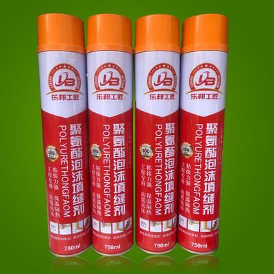 乐邦工匠聚氨酯泡沫填缝剂一瓶一管式泡沫胶发泡剂发泡胶