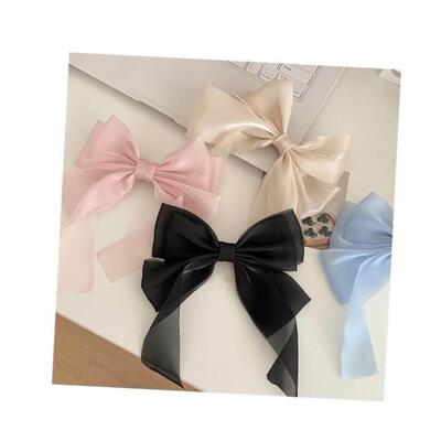 Red bow tie hairpin female Headband hair accessories clip