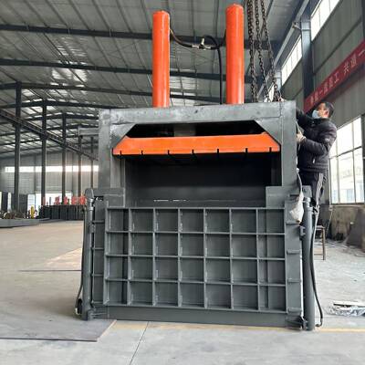 200T铝合金金属铁皮压缩打包机 工厂直销全钢板液压打捆机