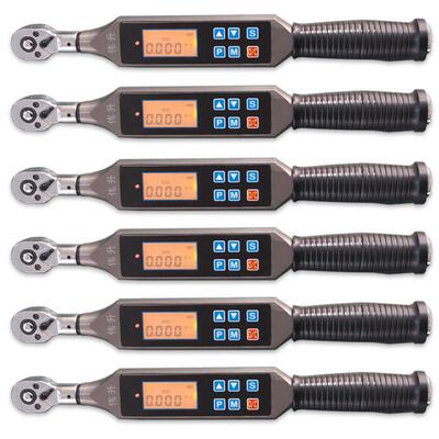 工业级数显扭力扳手210N.m856可换开口头梅-花头活动头月牙头