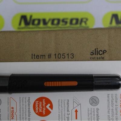 SLICE陶瓷刀壁纸裁纸刀 伸缩笔型切割刀橡胶切割10513先咨询再订