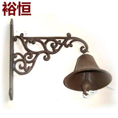 铸铁工艺品量大从优YH02184花型门铃 迎客家居门铃