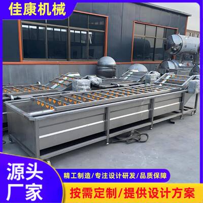厂家生产桑鲜菜清洗机商用蔬菜清洗机全自动桑葚清洗设备