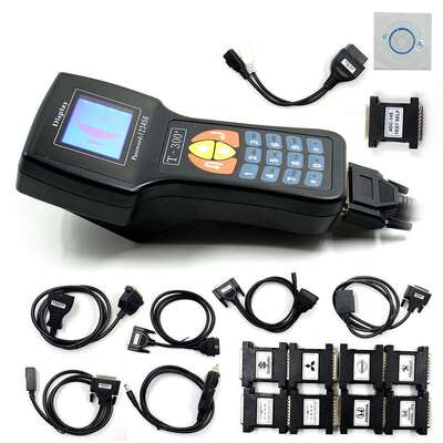 跨境 T300 Key Programmer 新版V23.9汽车钥匙匹配仪蓝黑双色双语
