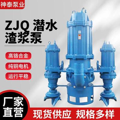 厂家ZJQ潜水渣浆泵 船用采砂抽砂泵矿用排水泥浆泵立式渣浆泵