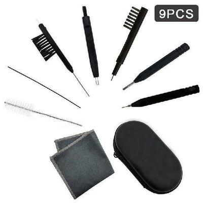 9Pcs Hearing Aid Cleaning Tools Hearing Aids Cleaning Kit