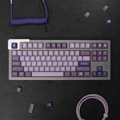 GMK Frost Witch键帽魔女紫色PBT热升华大全套樱桃原厂高度64/87A