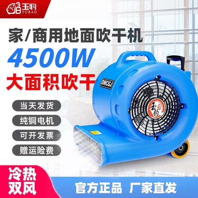 吹地机家用化妆室厕所地面强力地面吹干机4500W商用大功率吹风机