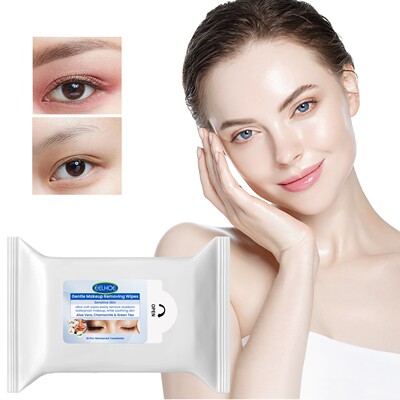 EELHOE Gentle Makeup Remover Wipes - Deep cleansing for face