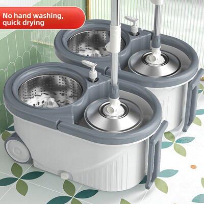 Spin Mop Bucket Floor Cleaning System floor mop wringer set