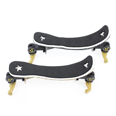 JLV 欧美小琴提托 镂星可星图案肩 调节折叠小提琴肩垫