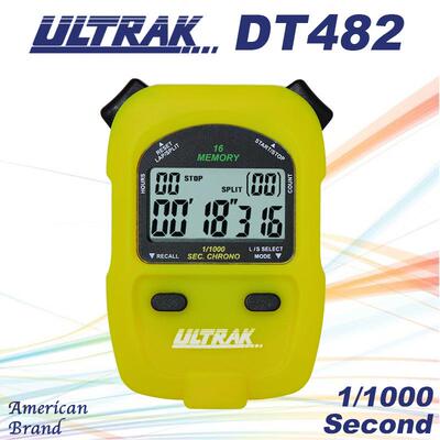 电子秒表DT482G定尔志ULTRAK奥赛克16道2排显示计时器千分一秒
