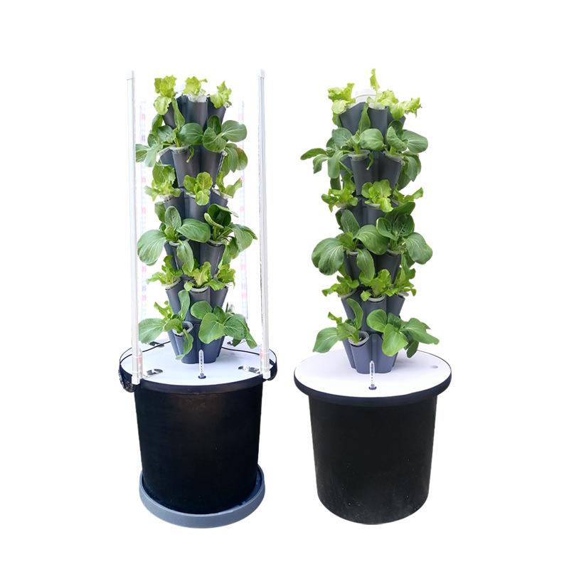 阳台种菜花卉绿植盆栽家庭垂直水培塔智能蔬菜种植机无土栽培设备
