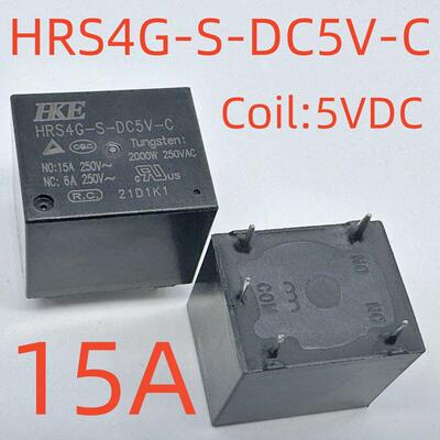 全新 5脚 10A/15A 继电器 HRS4G/HRS4H-S-DC5V/6V12V/24V-C T73C