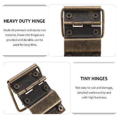 30 Pcs Wooden Box Small Iron Chain for Caskets Furniture