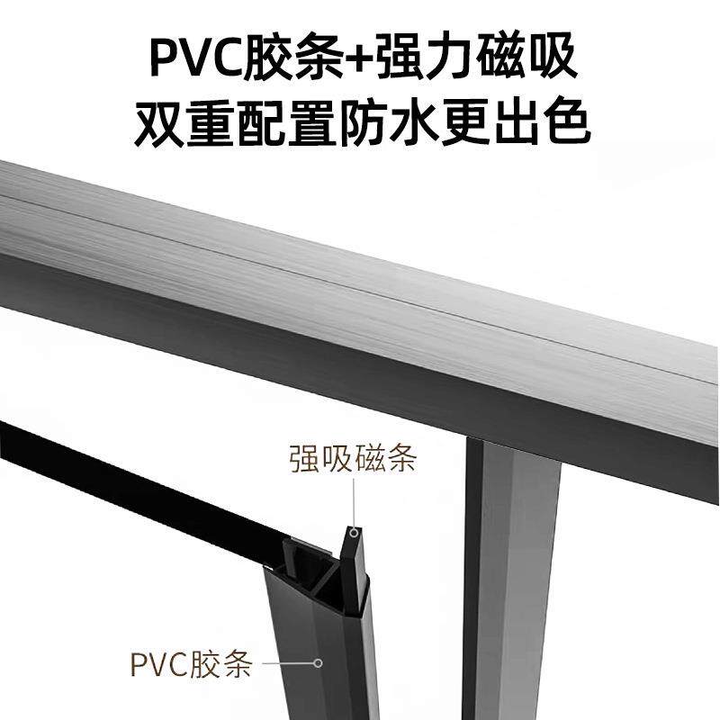 一字型极简淋浴房卫生一体式浴隔断玻门璃推室拉整体下362沉式浴