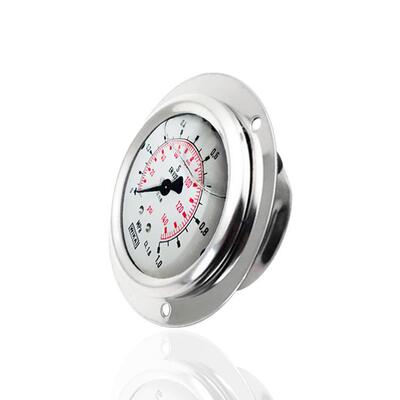 供WIKA威卡轴向带前边不锈钢充油耐震压力表YBN63ZT 140psi 1MPa