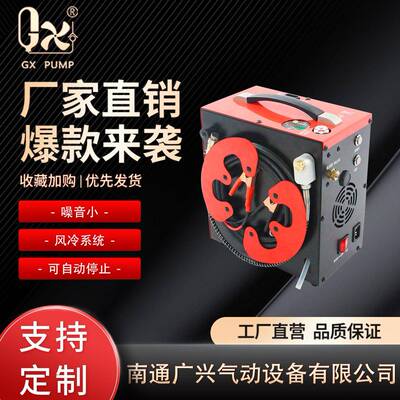 -E-CS3-I厂家直销活塞式4500psi便携车载12V110v220v空气压缩机