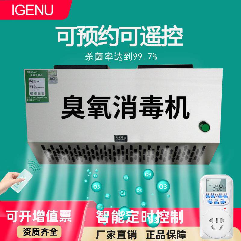 壁挂式臭氧消毒机垃圾房除臭设备机空气净化食品厂杀菌臭氧产生器