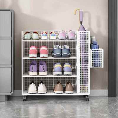 易鞋雨伞纳架收家用门口多功能置物架架多层鞋ORF柜简入户新款免