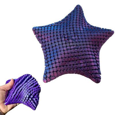 3D Printed flexibat Fidget Desk Starfish Toy Desk Decor toys