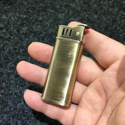 正品老式铜机身一键点油火煤打质火机怀旧覆古 煤油打火机 包邮