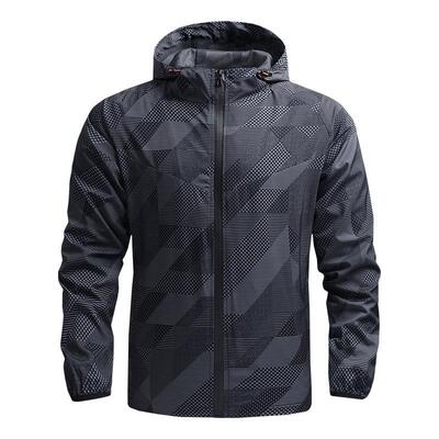 Men's mountaineering jacket, thin windproof jacket,