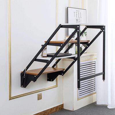 厂直销壁挂式多功能折叠桌87153子餐置物架五桌书桌隐藏式桌子家