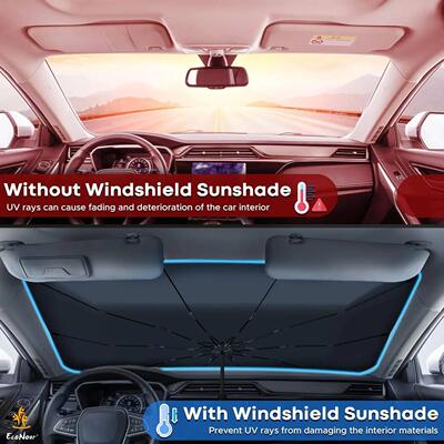 140cm Foldable Car Windshield Sun Shade Umbrella UV Cover