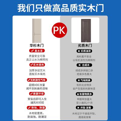 纯实木木门钢套装隔音484平开店门商酒生态招木门