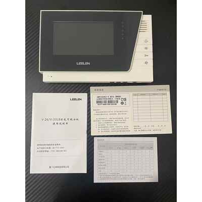 立林4.3寸L8彩色分机V26门铃 L8-5004VCW 拍前请确定室内机版本