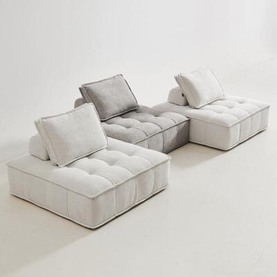 懒IFI人沙发腐沙发块组合公寓小户意式简约休闲单人卧豆室网方型