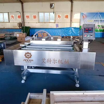 清水鹌鹑蛋连续滚动式真空包装机嫩竹笋真空包装设备DZ-1100