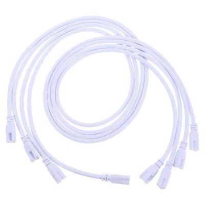 4 Pcs LED Integrated Tube Cable Linkable Cords Connecting