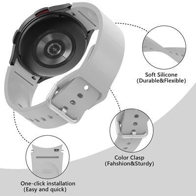 Silicone Strap For Samsung Galaxy Watch6/ 5/4 44mm 40mm Gala