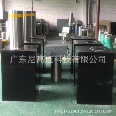 NGM一体式液压升降柱-219活动路障-单位大门防冲撞不锈钢伸降柱