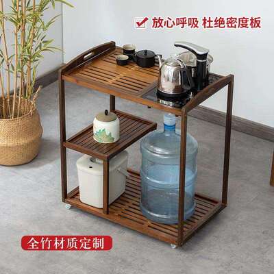 移动茶桌小型家用阳台茶具全套装小茶茶台烧水IMV简壶一体式茶桌