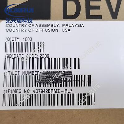 AD7942BRMZ-RL7 MSOP10 C4S ADI亚德诺 14位模数转换器ADC 250KHz