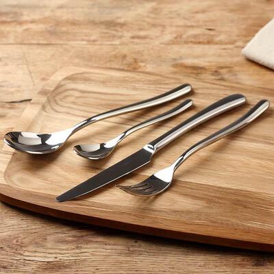 moonlig Stainless steel western cutlery knife fork spoon set