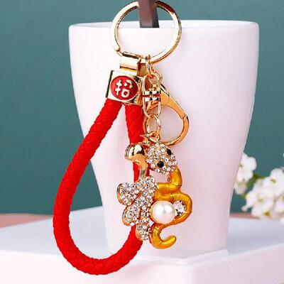2025 Year Of Chinese Zodiac Snake Lucky Pendant Keychain