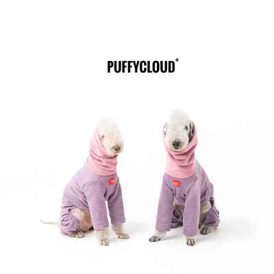 PUFFYCLOUD贝灵顿小灵缇宠物狗狗秋冬厚款休闲打底四脚衣卫裤厚棉